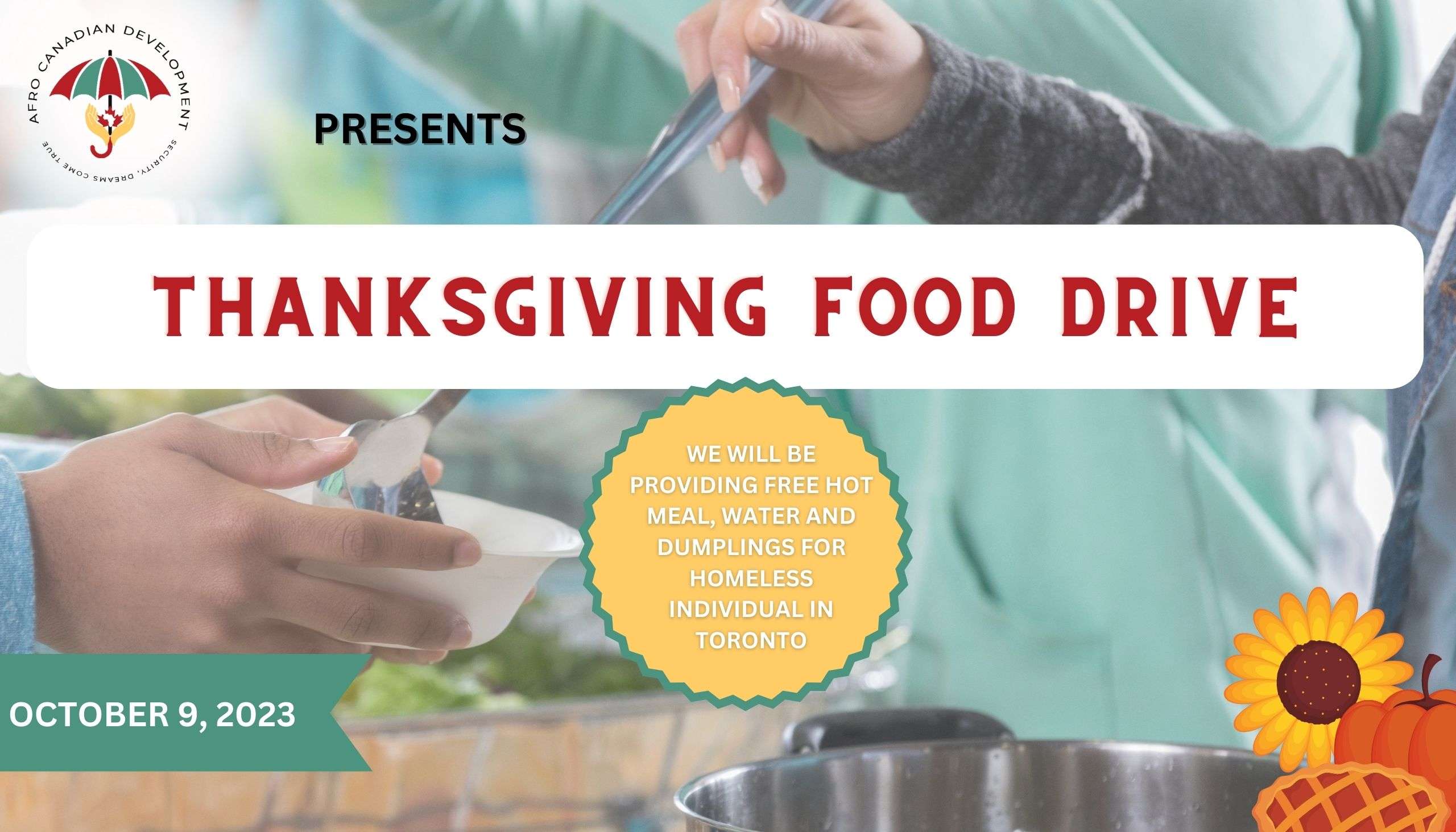 Thanksgiving Food Drive - Afro Canadian Development Inc.