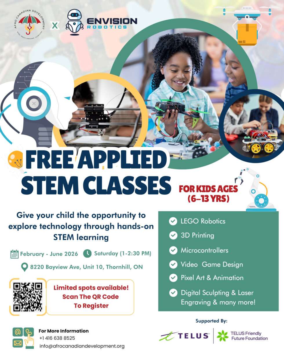 Afro Canadian Development Inc. Announces 2026 Cohort of “Applied STEM ...